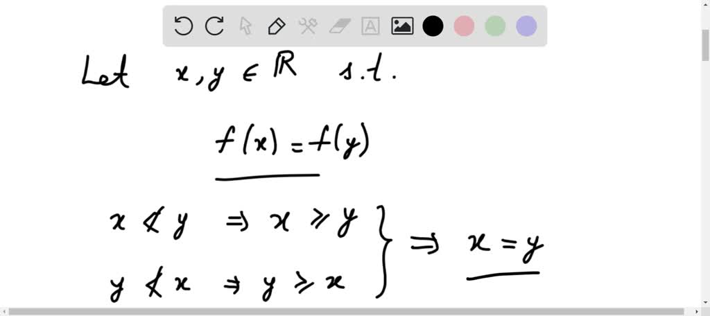 a) Prove that a strictly increasing function from 𝐑 to itself is one-to ...