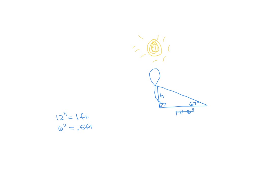 SOLVED: 'The sun is directly overhead. The shadow of the balloon falls ...