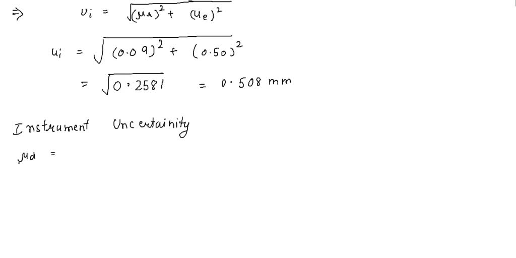 SOLVED: During calibration, the following values are determined for a sensor: Zero order ...