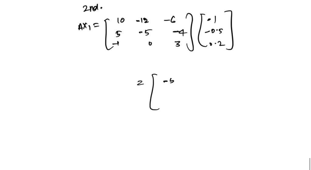 Solved Implement The Power Method And Inverse Power Method Find The Biggest And Smallest