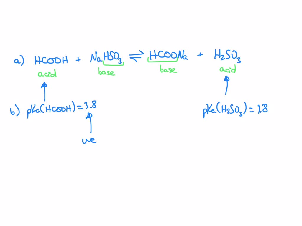 SOLVED: Formic acid (HCOOHraqi) is added to an aqueous solution of ...