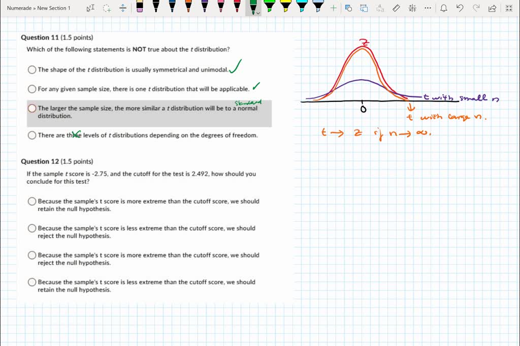 SOLVED: Question 3 Select all that are true: Inz-tests,test statistics ...