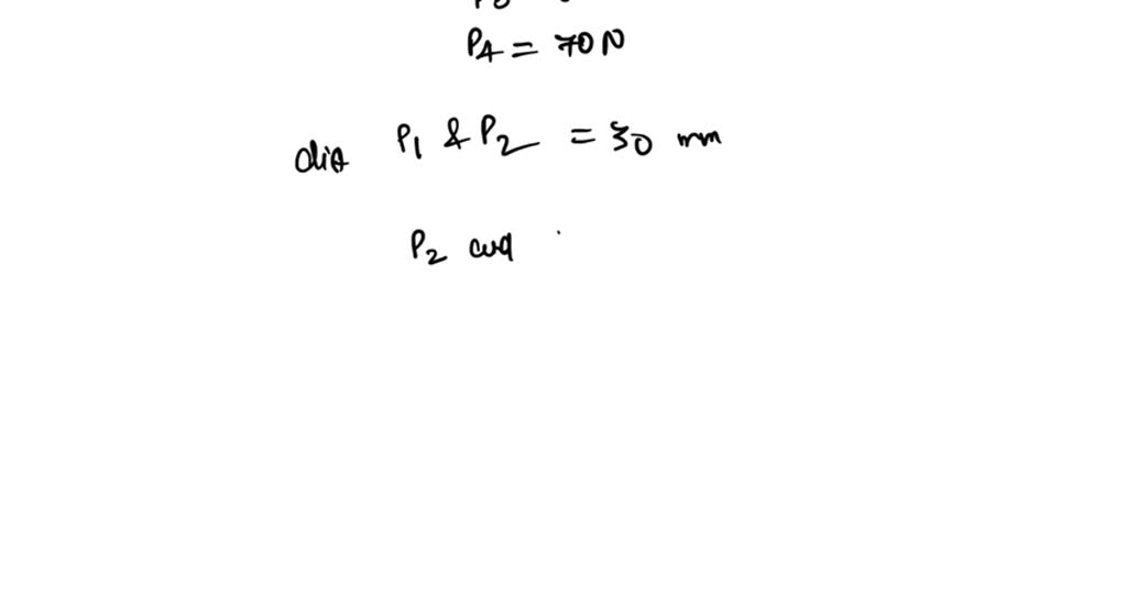 SOLVED: Find the resultant force of the following parallel forces: p1 ...