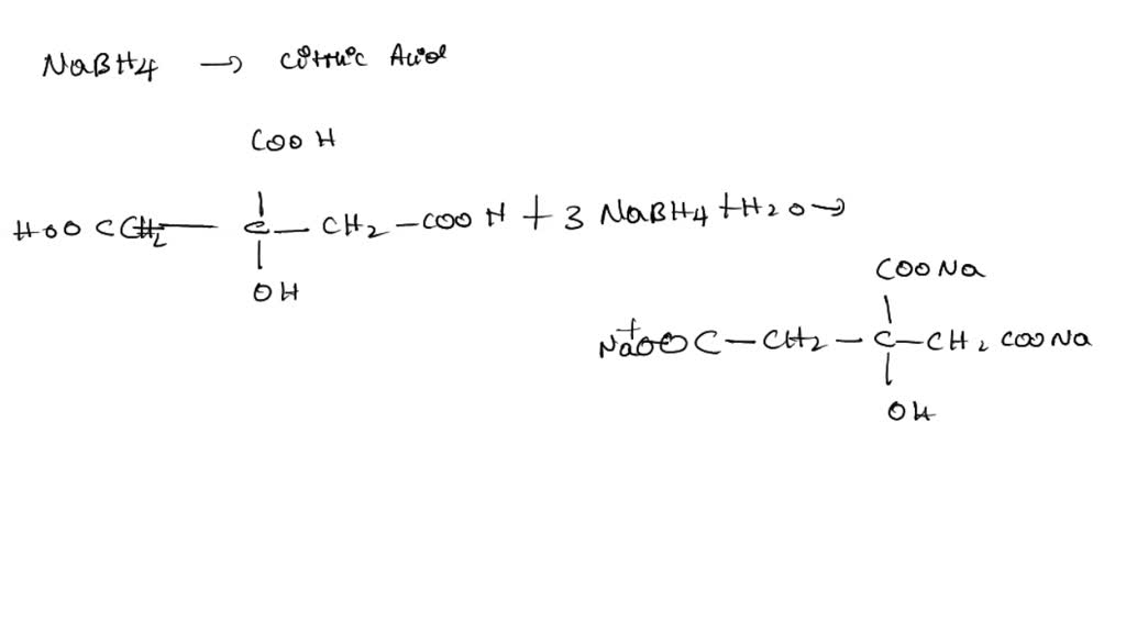 SOLVED: Citric acid reacts chemically with silver nitrate in an aqueous ...
