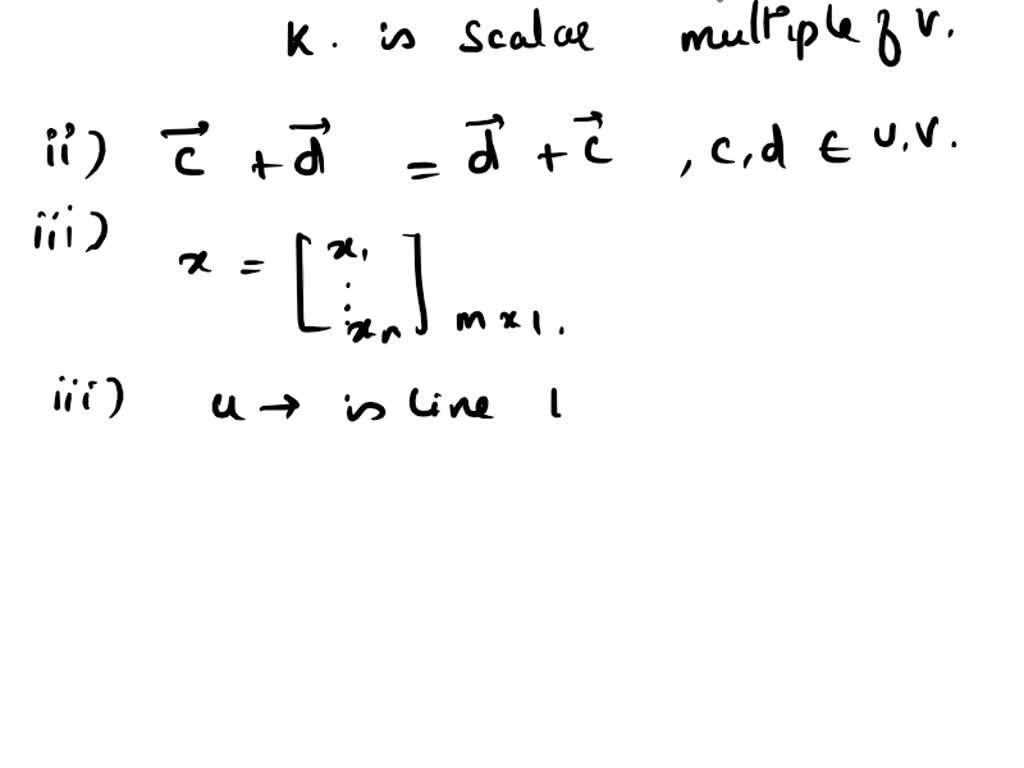 SOLVED: 0.4pts Let u and v be vectors in R2. Which of the following is/are true? (select all ...