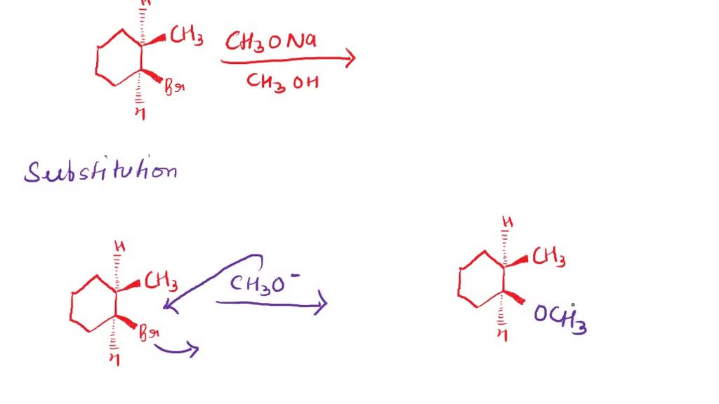 Solved Draw The Main Organic Products Of The Reaction Indicate The