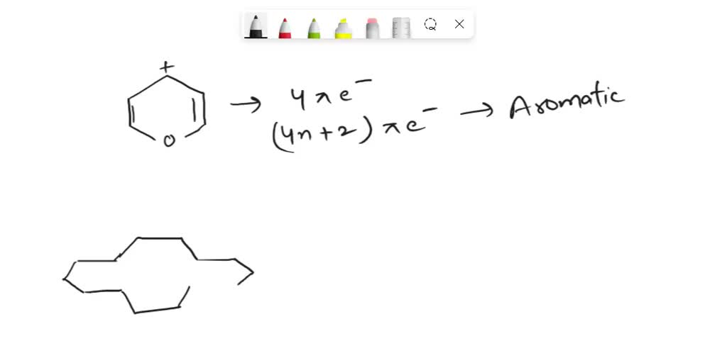 SOLVED: 5) Classify the compound below the network as aromatic ...