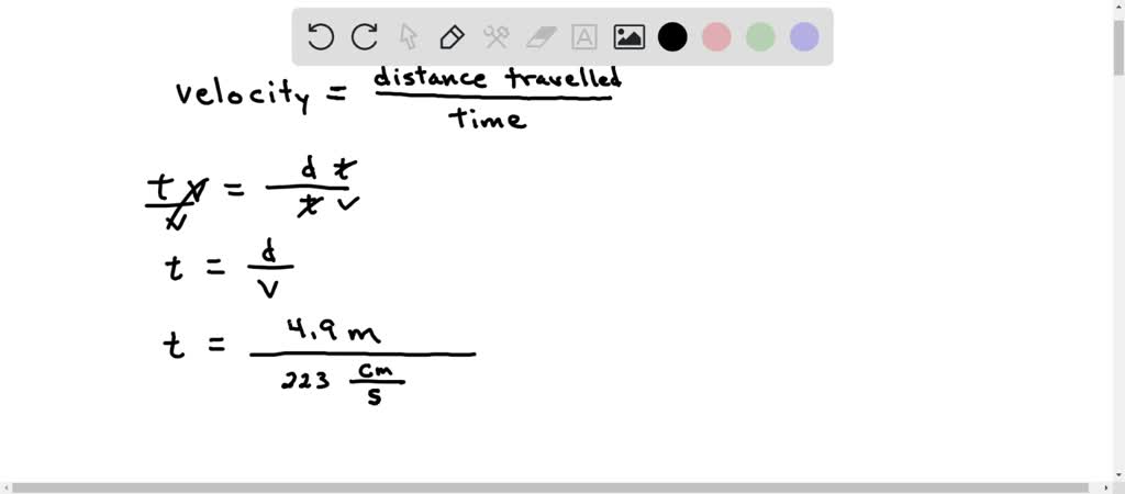 SOLVED:Aroblem: ITtihe Velocity of an object Is the distance It travels ...