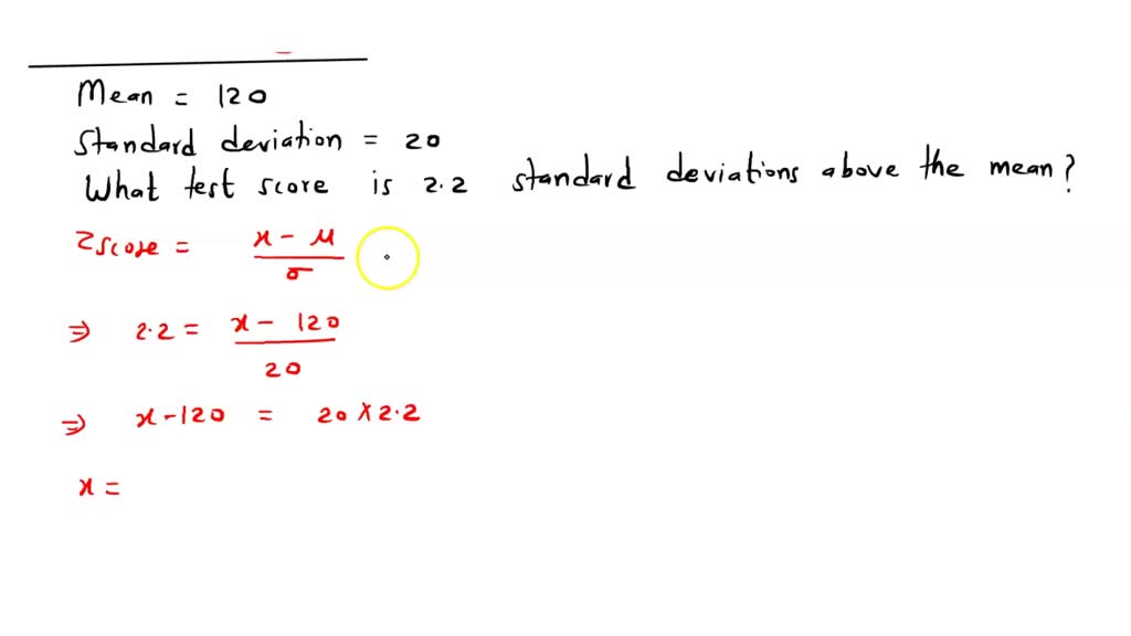 Solved The Scores On A Standardized Test Are Normally Distributed With A Mean Of 80 And