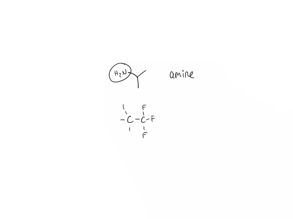 SOLVED: Identify the functional groups in the following molecules (Use names from the table ...