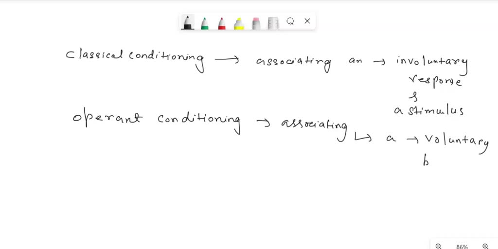 SOLVED: What are the key differences between classical conditioning and operant conditioning ...