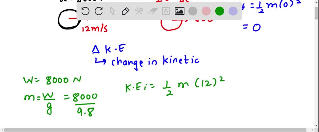 SOLVED: An 8000-N car is traveling at 12 mph along a horizontal road ...
