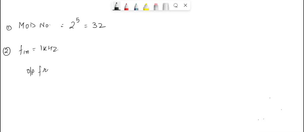 Solved 2 Construct Mod 70 Synchronous Counter Calculate The Output Frequency If The Input