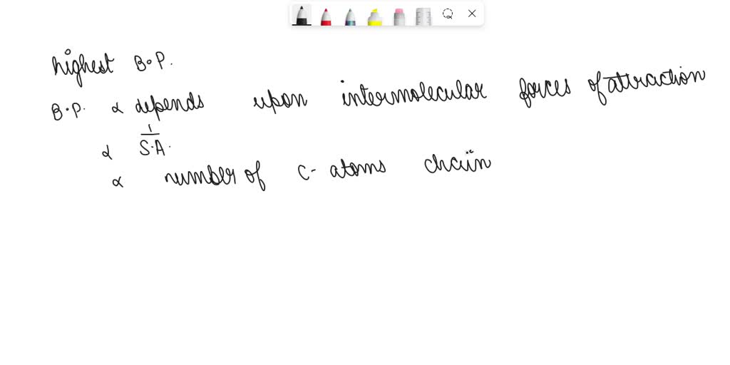 SOLVED: Which one of the following compounds has the highest boiling ...