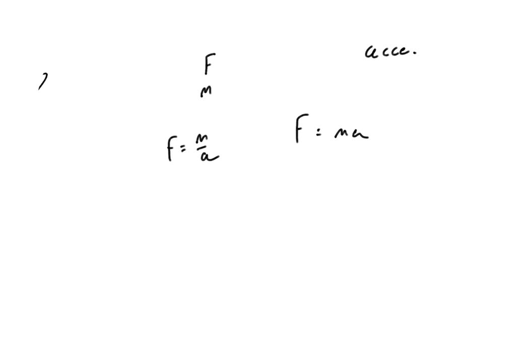 Solved When A Constant Force Is Applied To An Object The Acceleration 8069