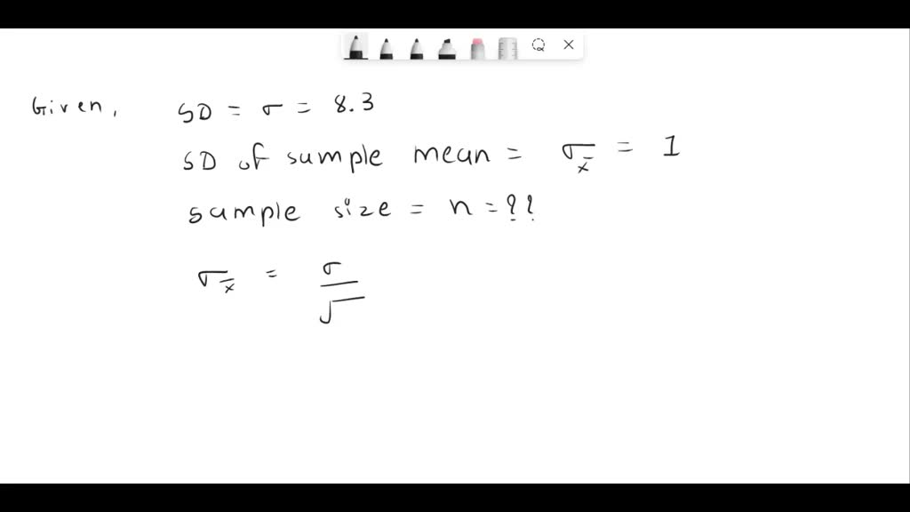 SOLVED: To estimate the mean score ? of those who took the Medical ...