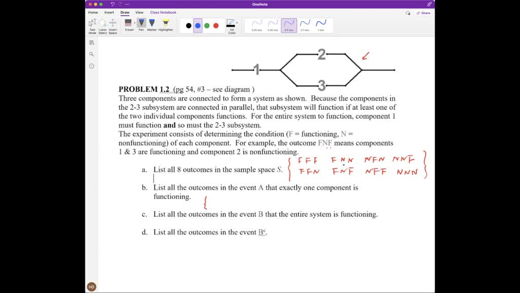 SOLVED: PROBLEM 1.2 (pg 54,#3 see diagram Three components are ...
