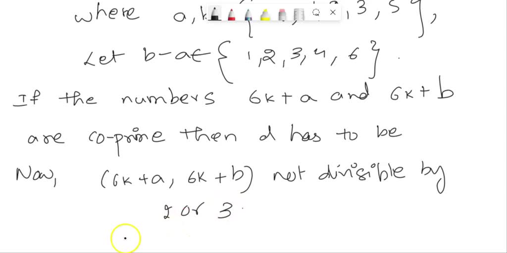 SOLVED: Show that the numbers 6k + 5 and 7k + 6 are relatively prime ...