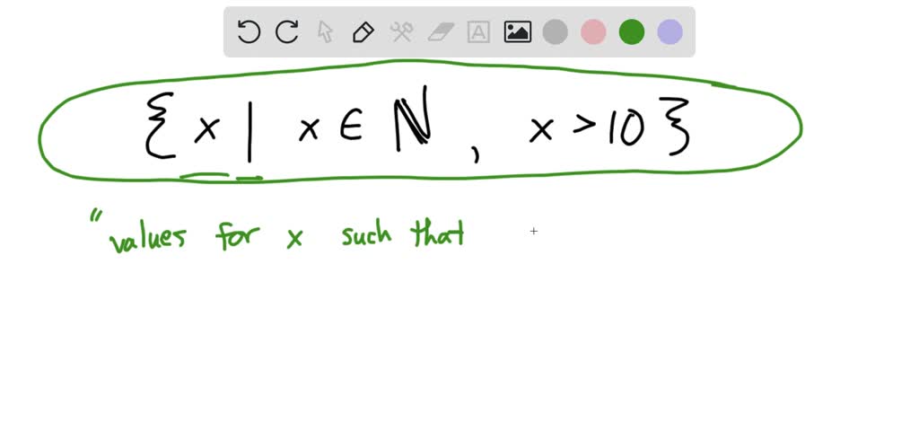 Solved Use The Variable X To Write The Set In Set Builder Notation