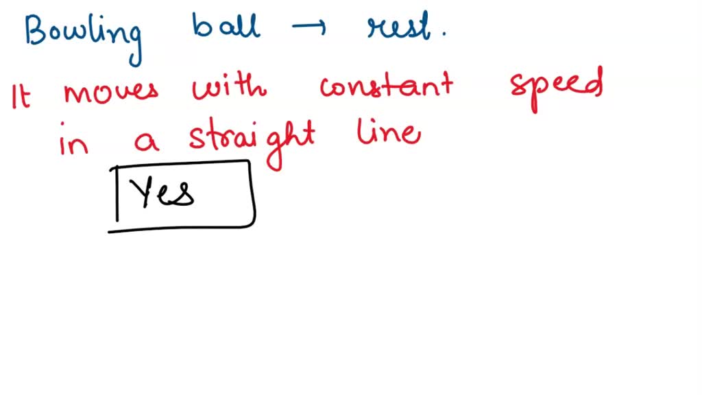 SOLVED: A bowling ball at rest is in equilibrium. Is the ball in ...