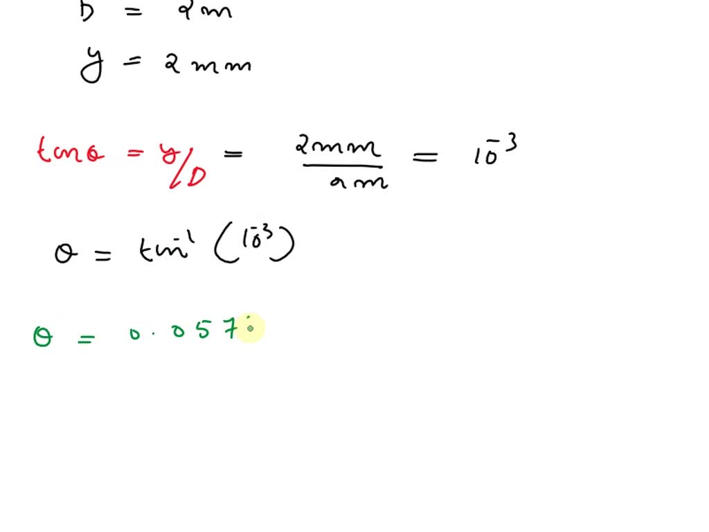 SOLVED: A beam of light is diffracted by slit of width 0.600 mm The diffraction patterns forms ...