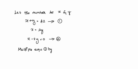 The sum of two numbers is 42 the largest number is 2 more...