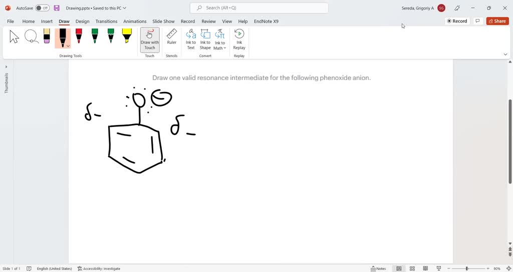 SOLVED: Draw one valid resonance intermediate for the following ... SOLVED: Draw one valid resonance intermediate for the following ...