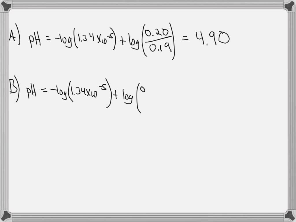 SOLVED: A buffer contains 0.19 mol of propionic acid (C2H5COOH) and 0. ...
