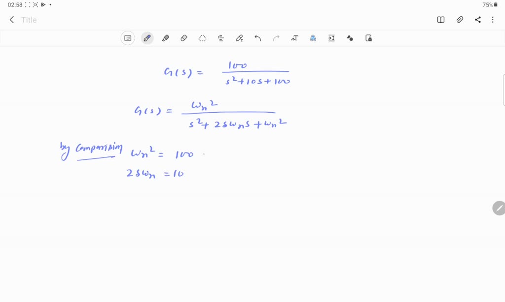 SOLVED: "1. The forward path transfer function of a unity feedback ...