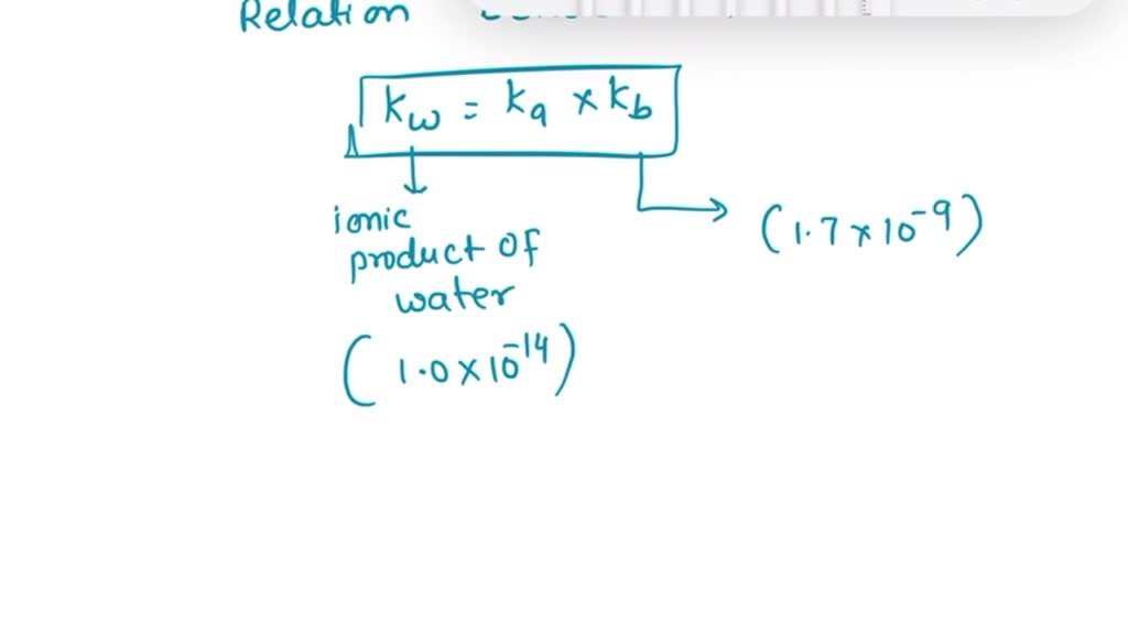 SOLVED: Pyridine, C5H5N, has Kb = 1.7 x 10-19, and reacts with water as ...