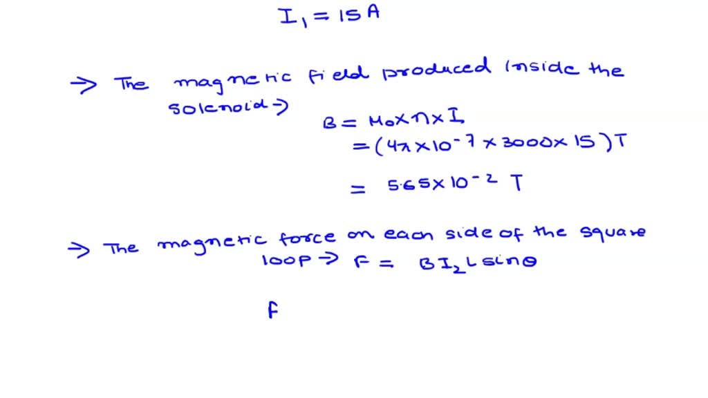 SOLVED: A single-turn square loop of wire 2.00 cm on a side carries a ...