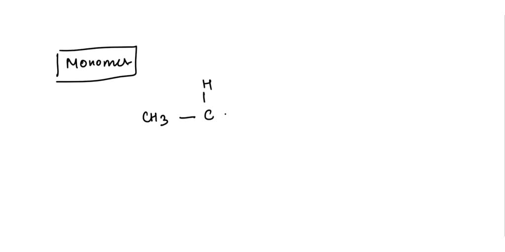 SOLVED: 1) The structure that repeats in a polymer molecule is called a ...