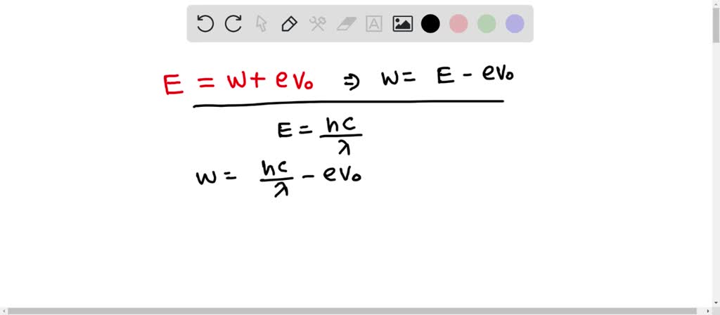 SOLVED: In a photoelectric effect experiment you illuminate a metal ...