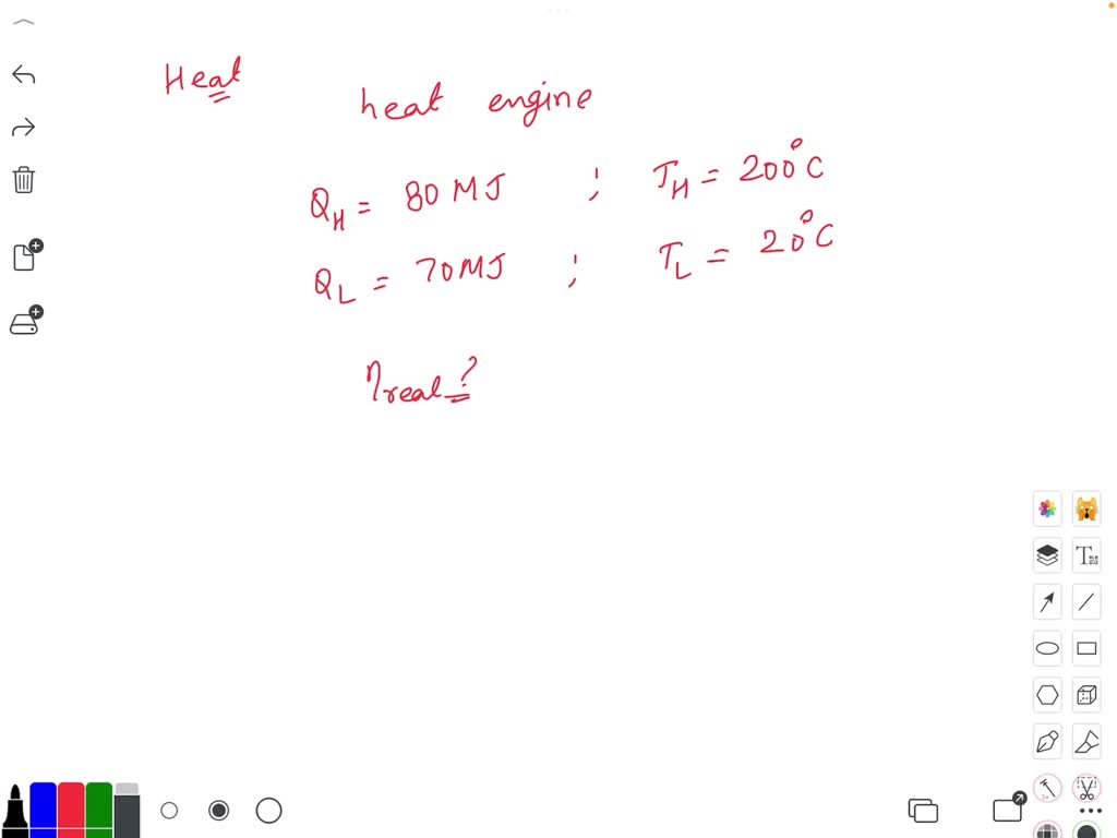 SOLVED: Heat is transferred to a heat engine from a high-temperature ...