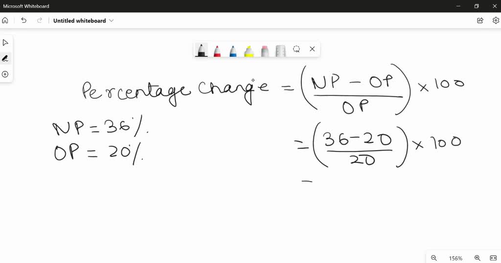 SOLVED: Find the absolute change and then find the percentage change ...