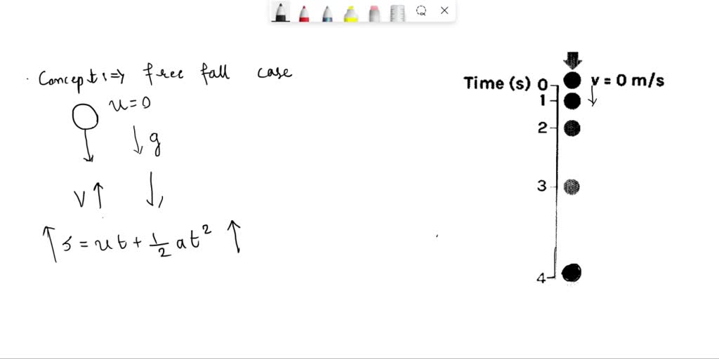 SOLVED: 'The diagram shows a ball falling toward Earth in a vacuum. Why is the distance traveled ...