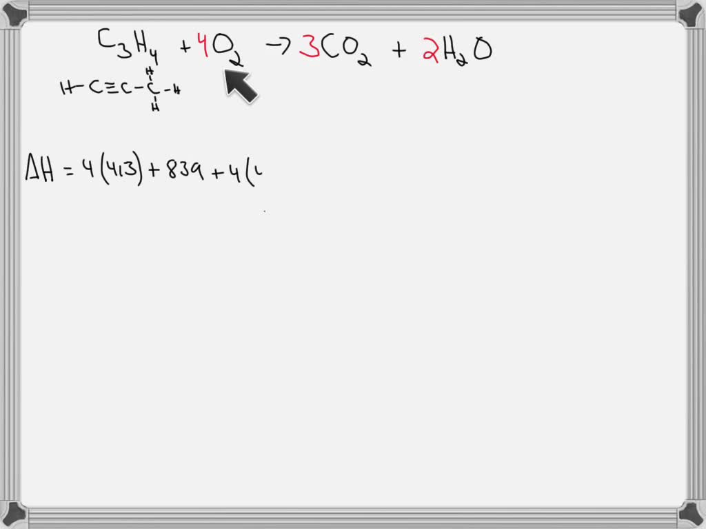 Using the average bond energies given below, estimate the enthalpy of ...