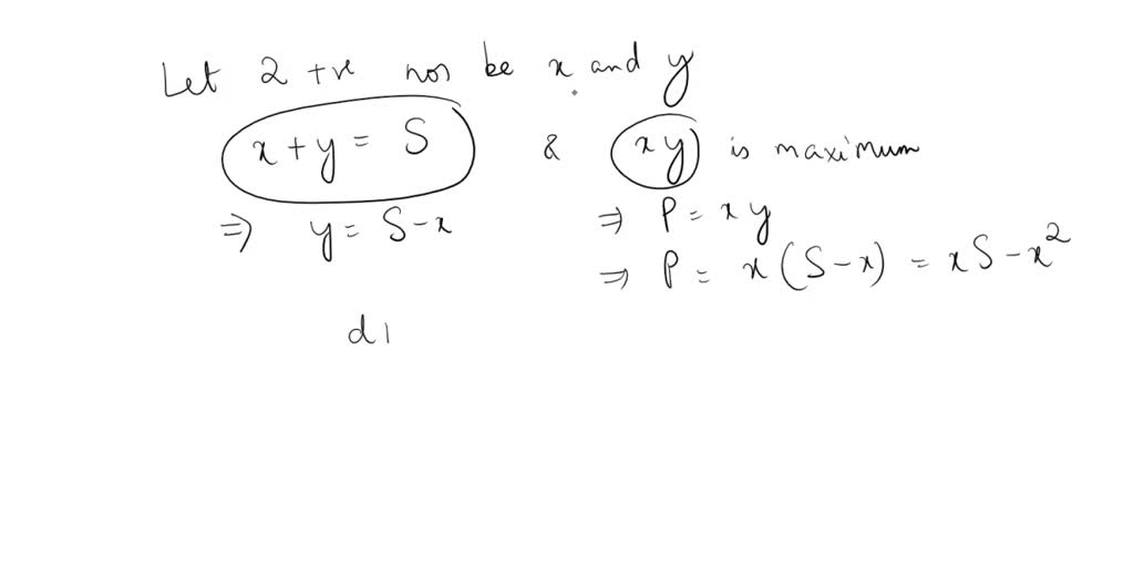 SOLVED: Find two positive numbers that satisfy the given requirements ... SOLVED: Find two positive numbers that satisfy the given requirements ...