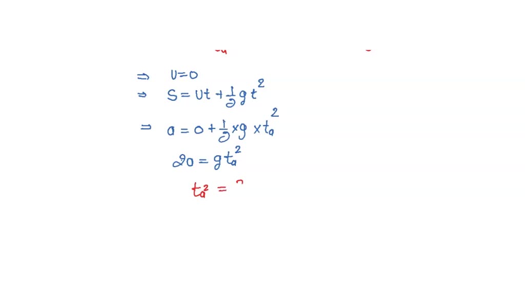 SOLVED: "Two bodies of masses maand mb are dropped from different heights ‘a’ and ‘b’. The ratio ...