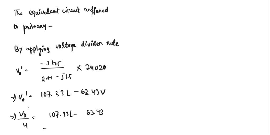 SOLVED: For the diagram below of the ideal transformers with transformer dot notation and using ...