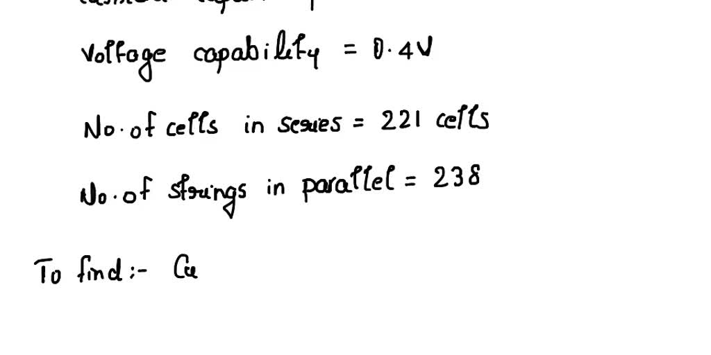 SOLVED: 'A certain solar cell type has an output capability of 0.5 Amp ...