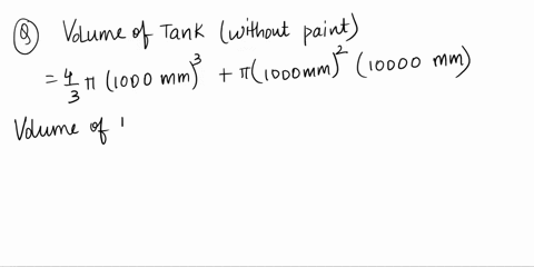 a tank is made of the shape of a cylinder with a hemispherical ...