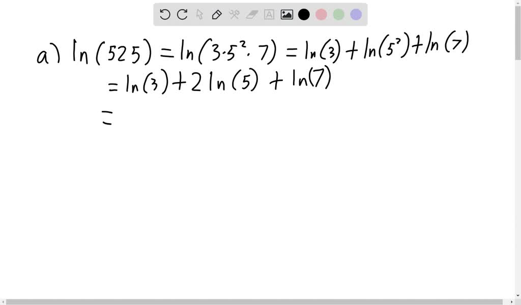 Solved Consider The Table Of Log Values Of Prime Numbers To The Right Use The Properties Of