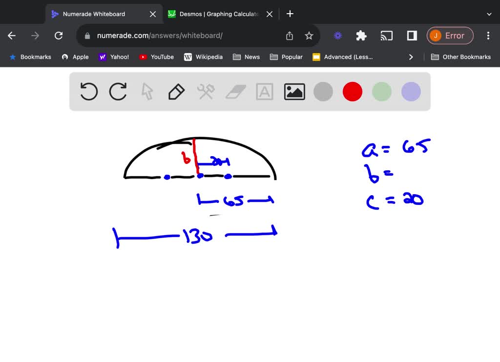 SOLVED: A person in a whispering gallery standing at one focus of the ...
