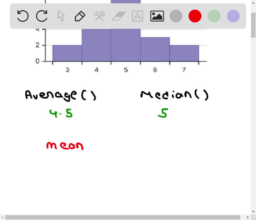 SOLVED: Are the mean and the median the exact same in this distribution ...