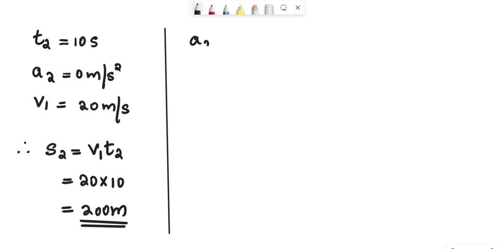Solved An Object Accelerates From Rest With A Constant Acceleration Of