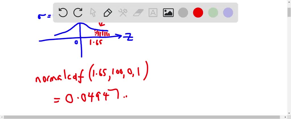 SOLVED: Learning Task 3: Apply Your Learning C.1 Probability of Standard Normal Distribution ...