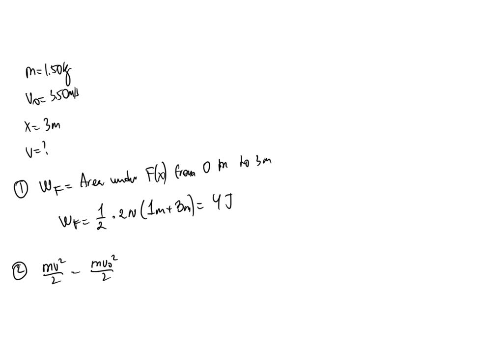 SOLVED: Texts: Problem 3 A 7.5 kg object moving in one dimension along the x-axis is subject to ...