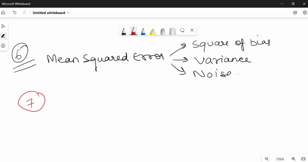 SOLVED: QUESTION 6 The mean squared error can be decomposed into 3 ...