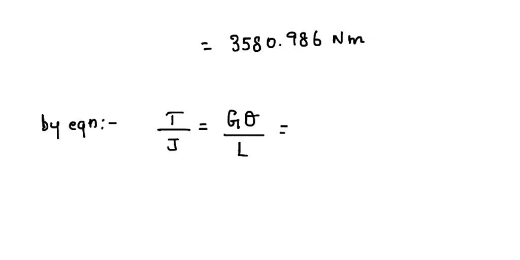 SOLVED: A shaft is rotating at 150 rpm and it transmits power of 300 kW.The diameter of the ...